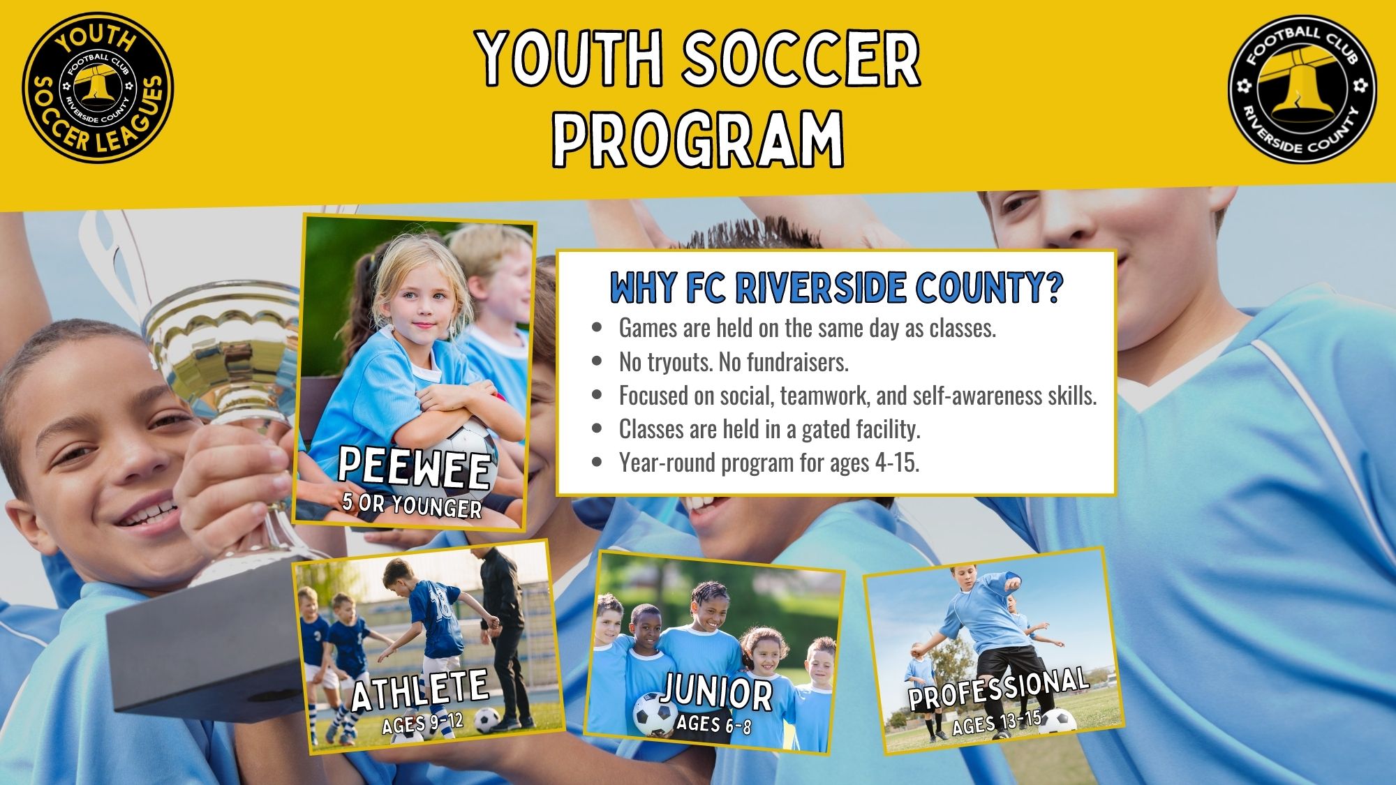 Youth Soccer Program Announcement - FC Riverside County